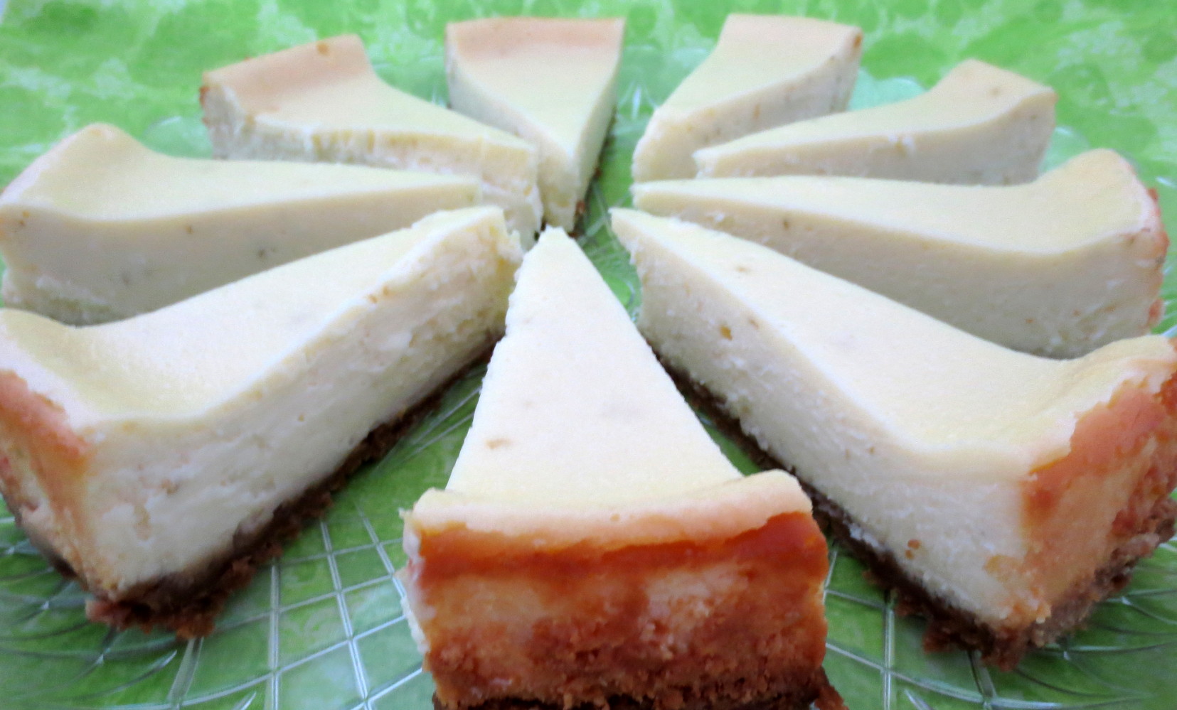 Secret Ingredient Lime Cheesecake - Cinnamon and Sugar