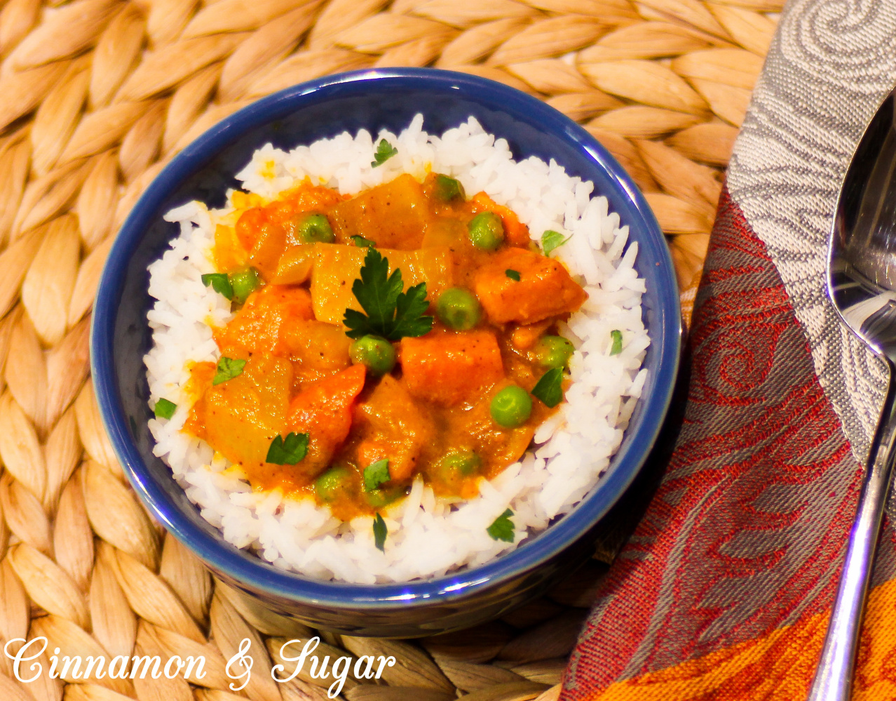 Spicy Root Vegetable Curry - Cinnamon and Sugar