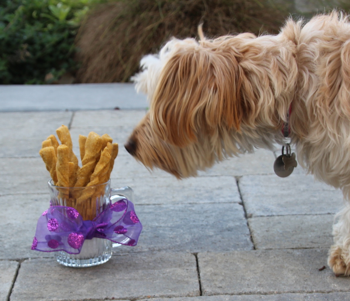 Pumpkin Twists Dog Treats - Cinnamon and Sugar