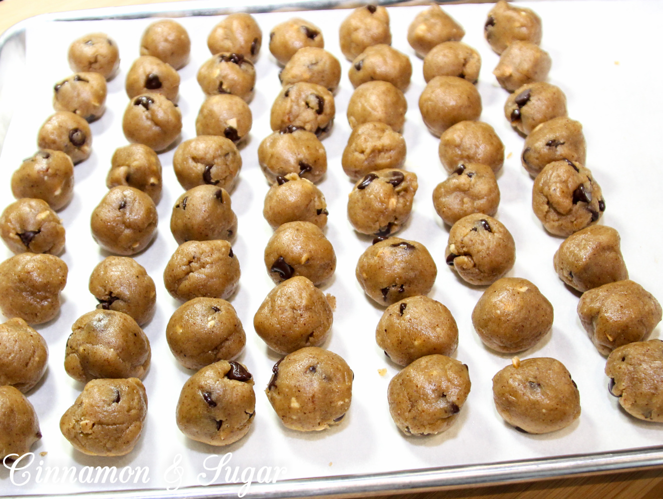 Chocolate Almond Crisps - Cinnamon and Sugar