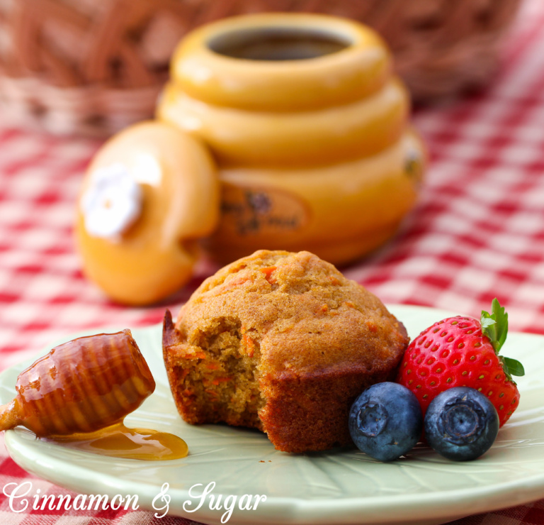 Alexandra's Carrot Muffins - Cinnamon and Sugar