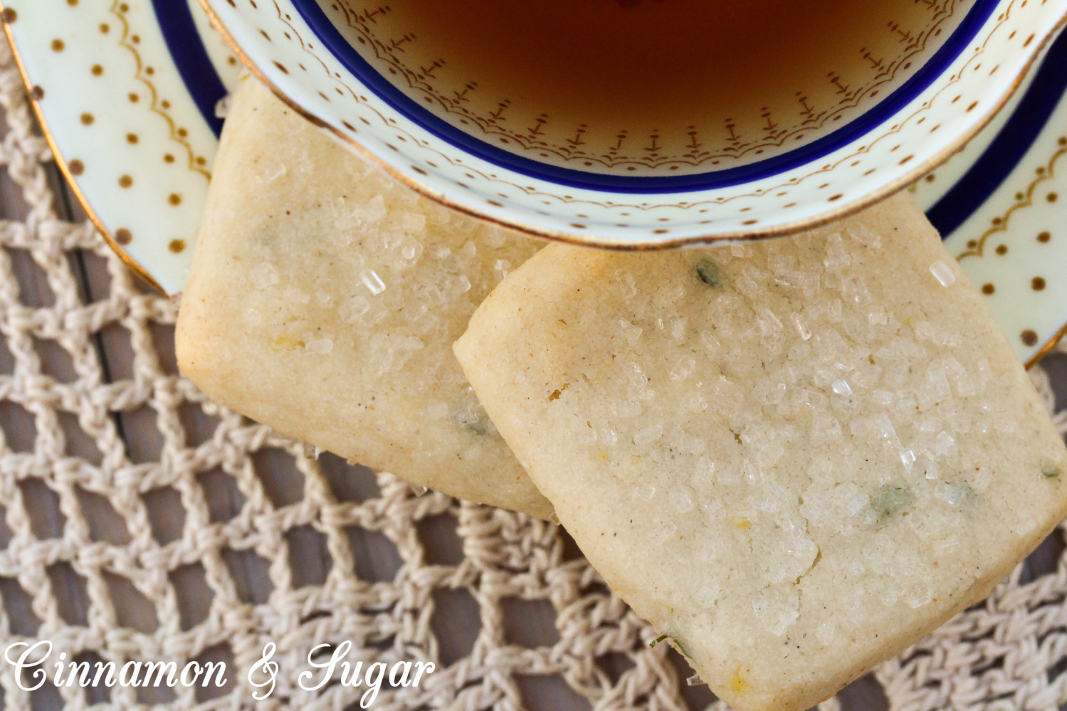 Lemon Thyme Cookies - Cinnamon and Sugar