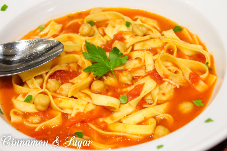 Sullo Scio - Rustic Italian Soup - Cinnamon and Sugar