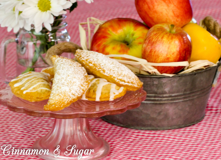 Talia's Miniature Deep-Fried Apple Pies - Cinnamon and Sugar