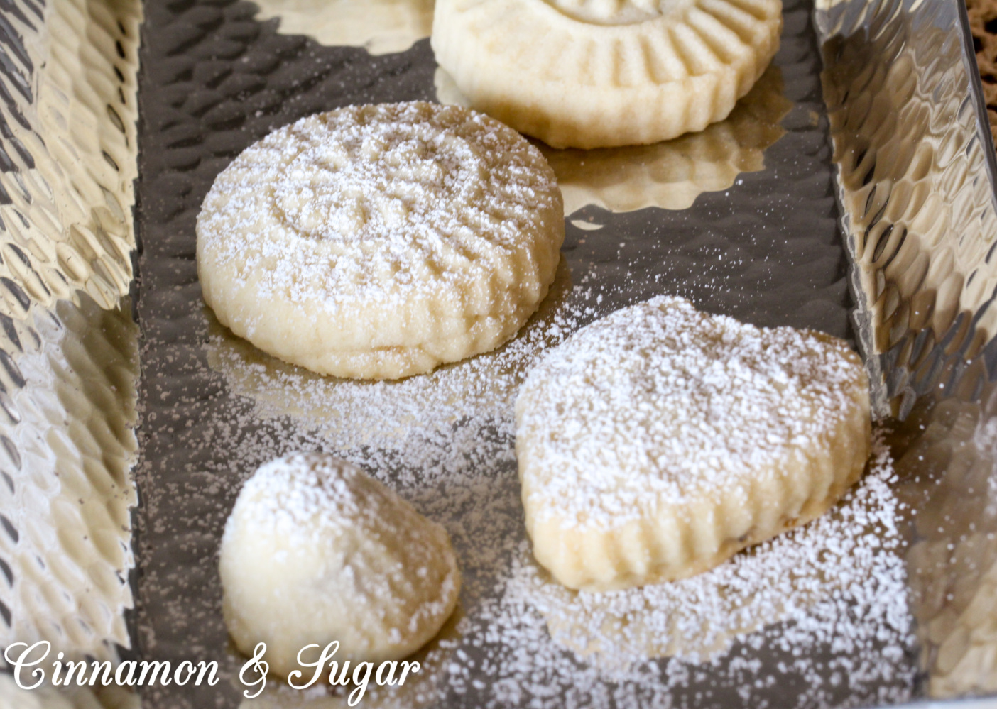 Maamoul Cookies - Cinnamon and Sugar