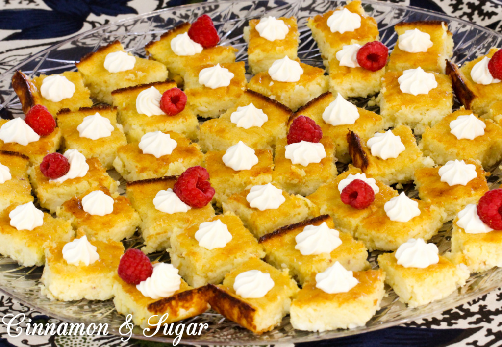 Swedish Cheesecake - Ostkaka - Cinnamon and Sugar