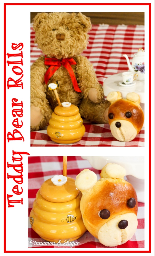 Teddy Bear Rolls - Cinnamon and Sugar