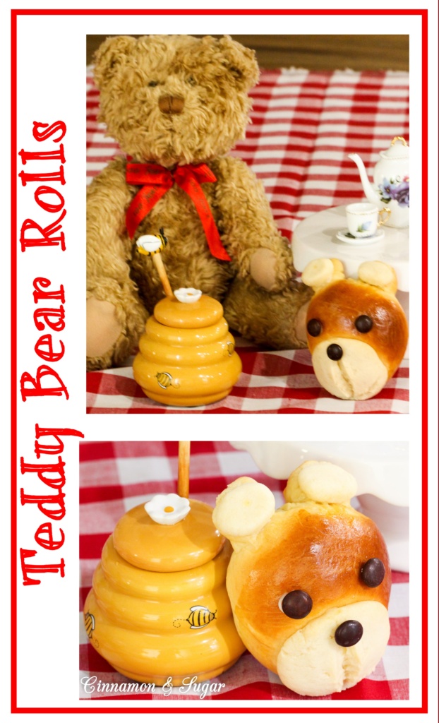 Teddy Bear Rolls - Cinnamon and Sugar