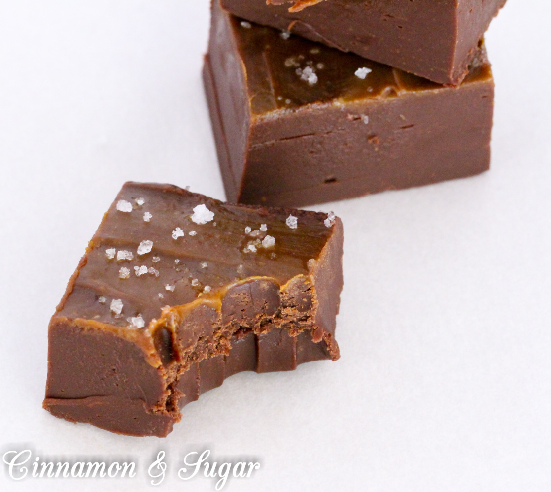 Salted Caramel Fudge - Cinnamon and Sugar