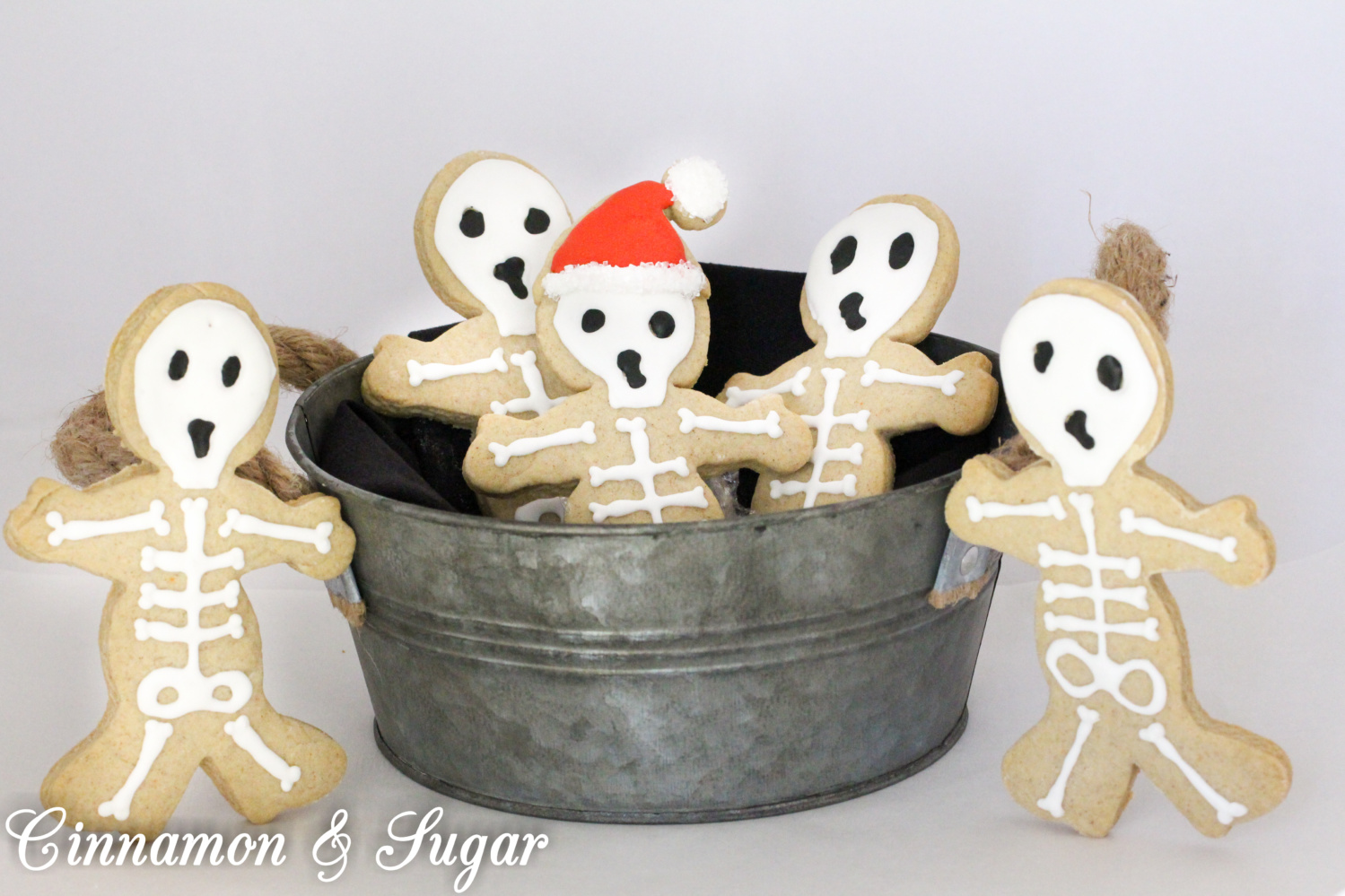 Spicy Cajun Christmas Sugar Cookies - Cinnamon and Sugar