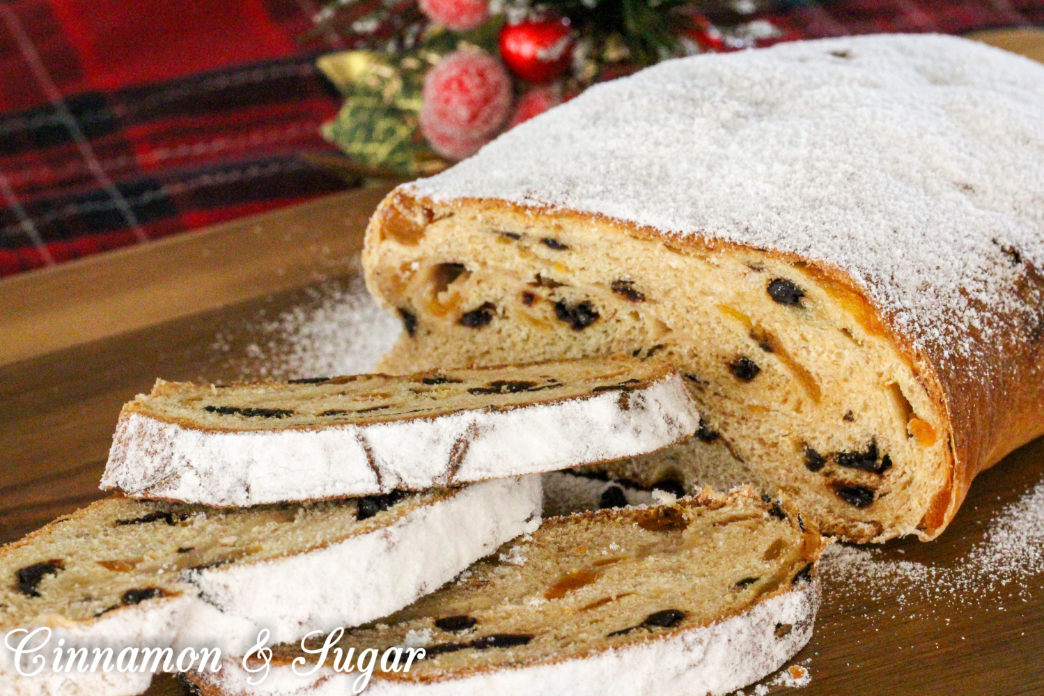 Krista's Modern Christmas Stollen - Cinnamon and Sugar