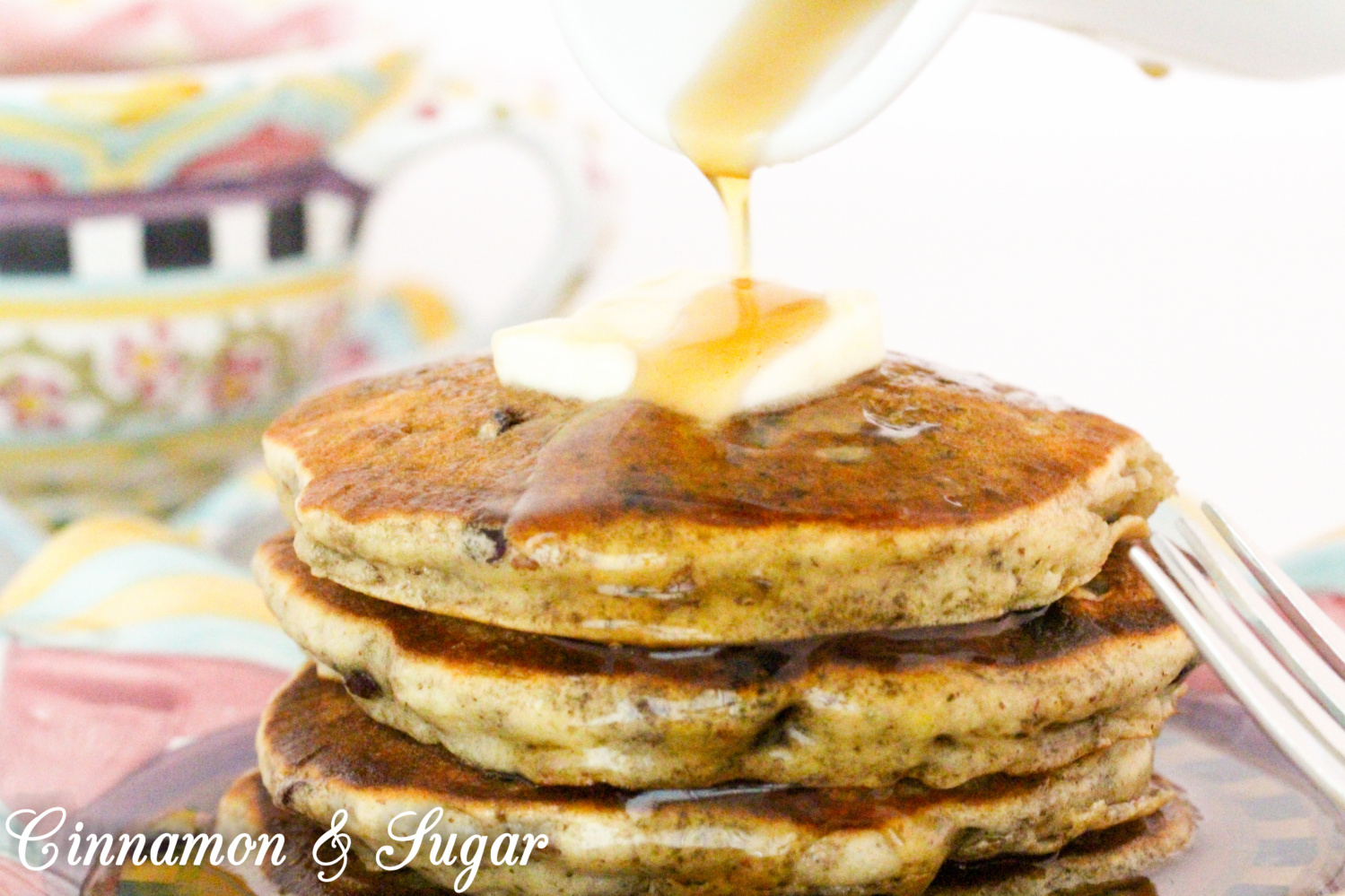 Cranberry-Nut Pancakes - Cinnamon and Sugar