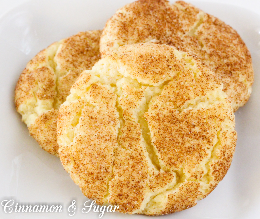 Your Jokes Make Me Snicker-Doodle Cookies - Cinnamon and Sugar