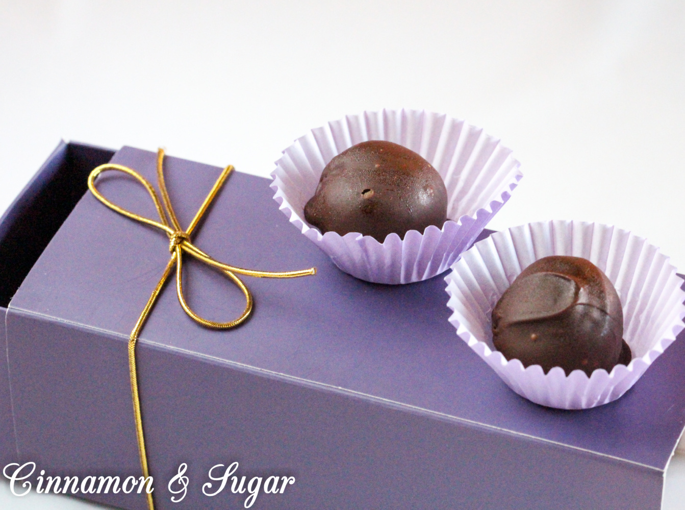 Mabel's Chocolate-Covered Cherry Bonbons - Cinnamon and Sugar