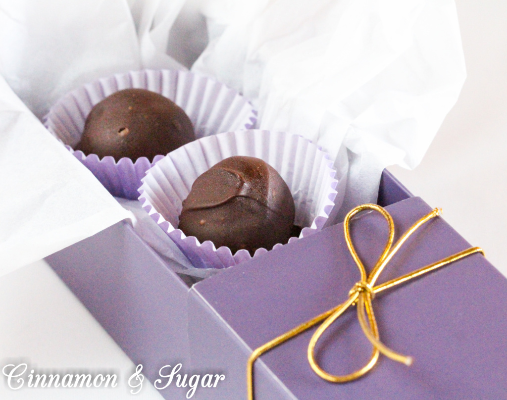 Mabel's Chocolate-Covered Cherry Bonbons - Cinnamon and Sugar