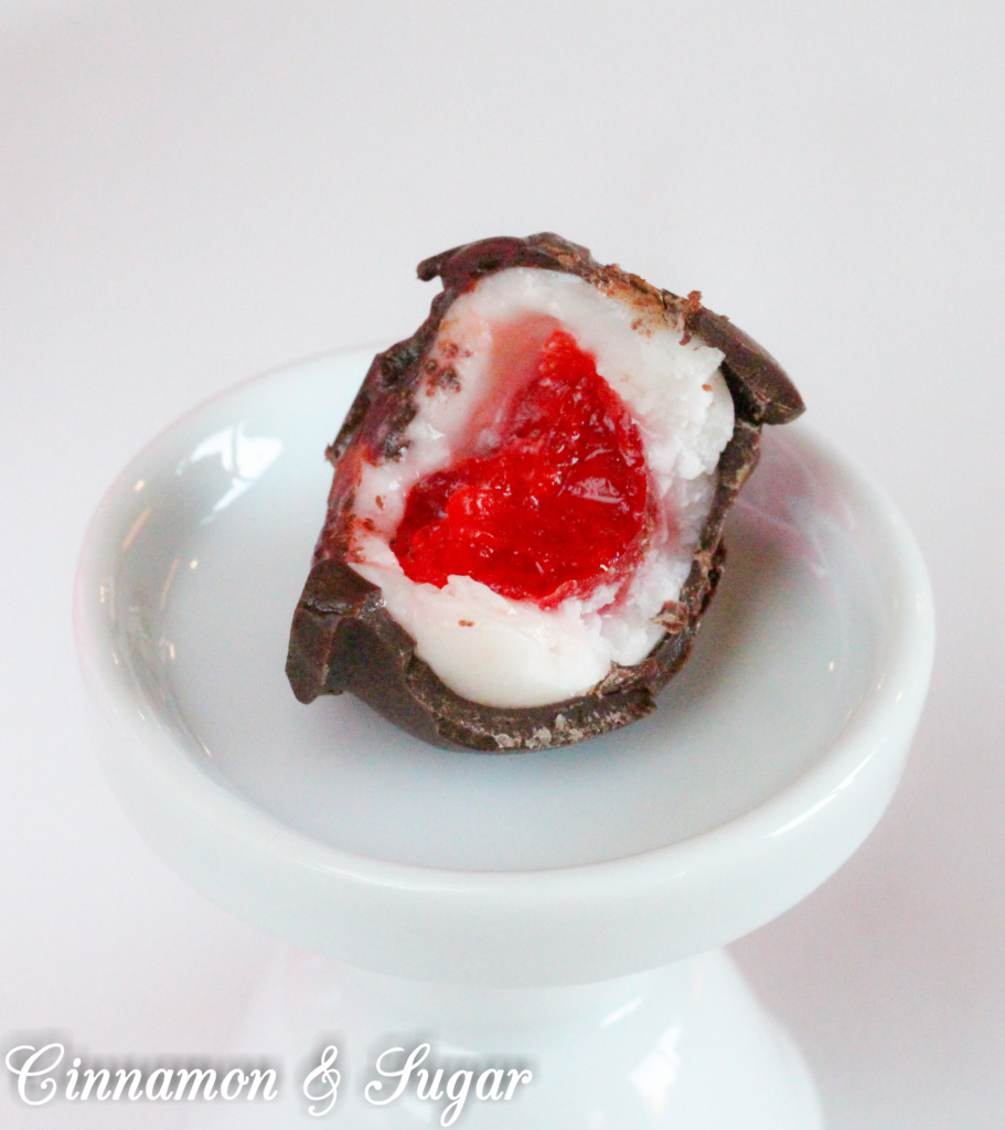 Mabel's Chocolate-Covered Cherry Bonbons - Cinnamon and Sugar