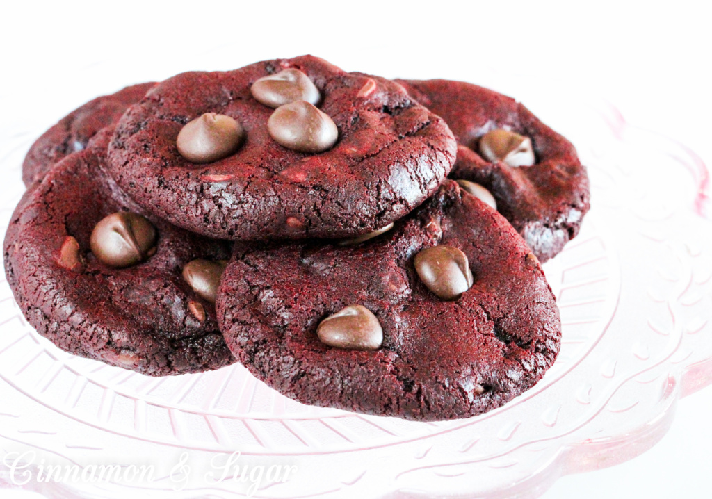 Red Velvet Crunchies - Cinnamon and Sugar