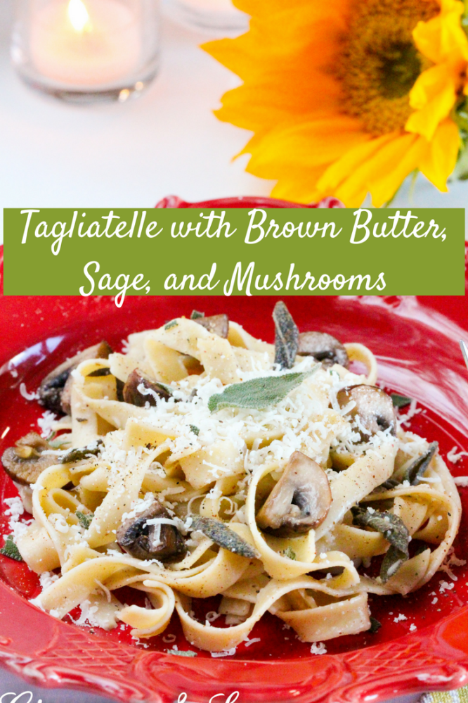 Tagliarini Pasta with Brown Butter, Sage, and Porcini Mushrooms ...