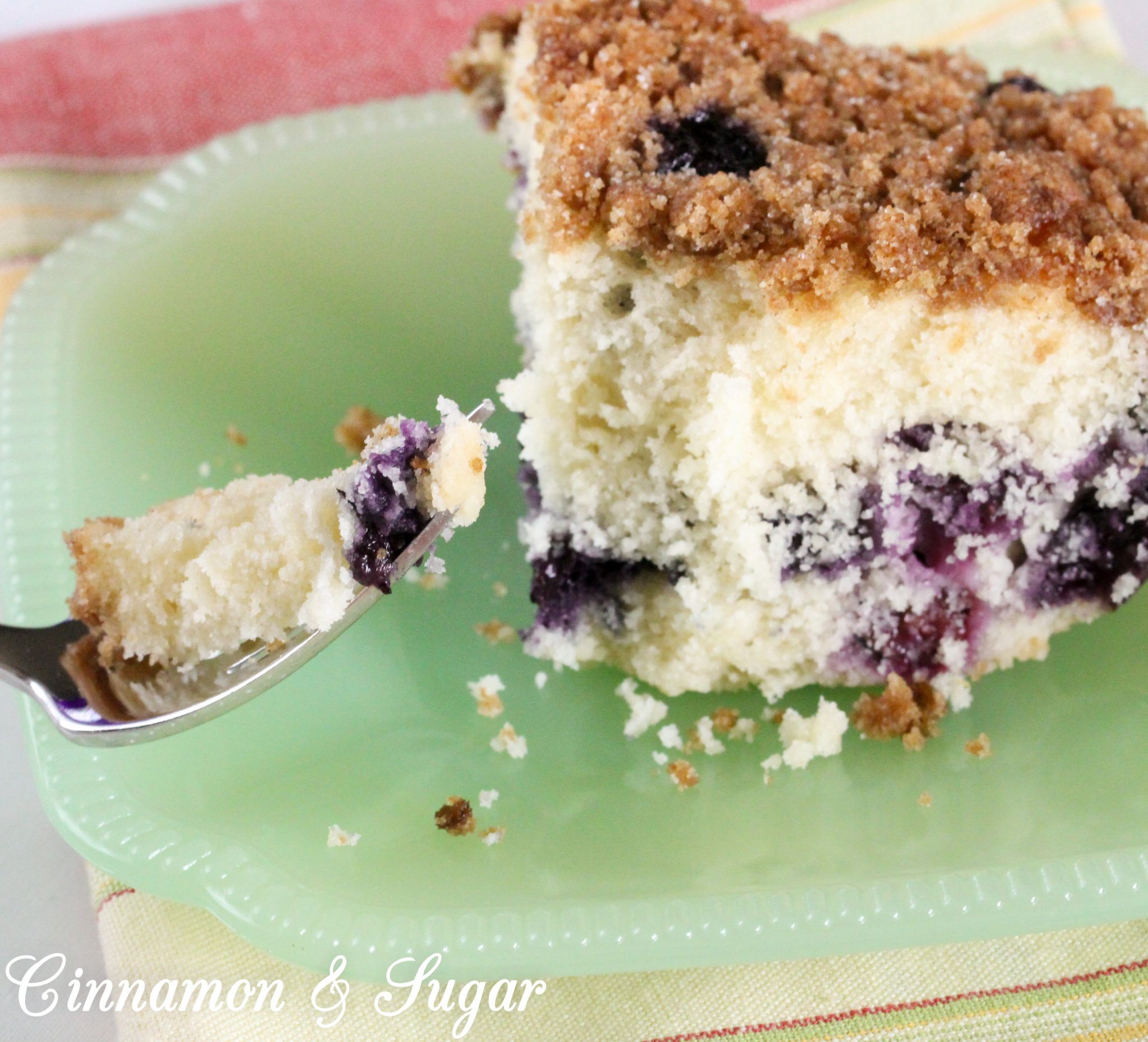 Lara's Blueberry Buckle - Cinnamon and Sugar