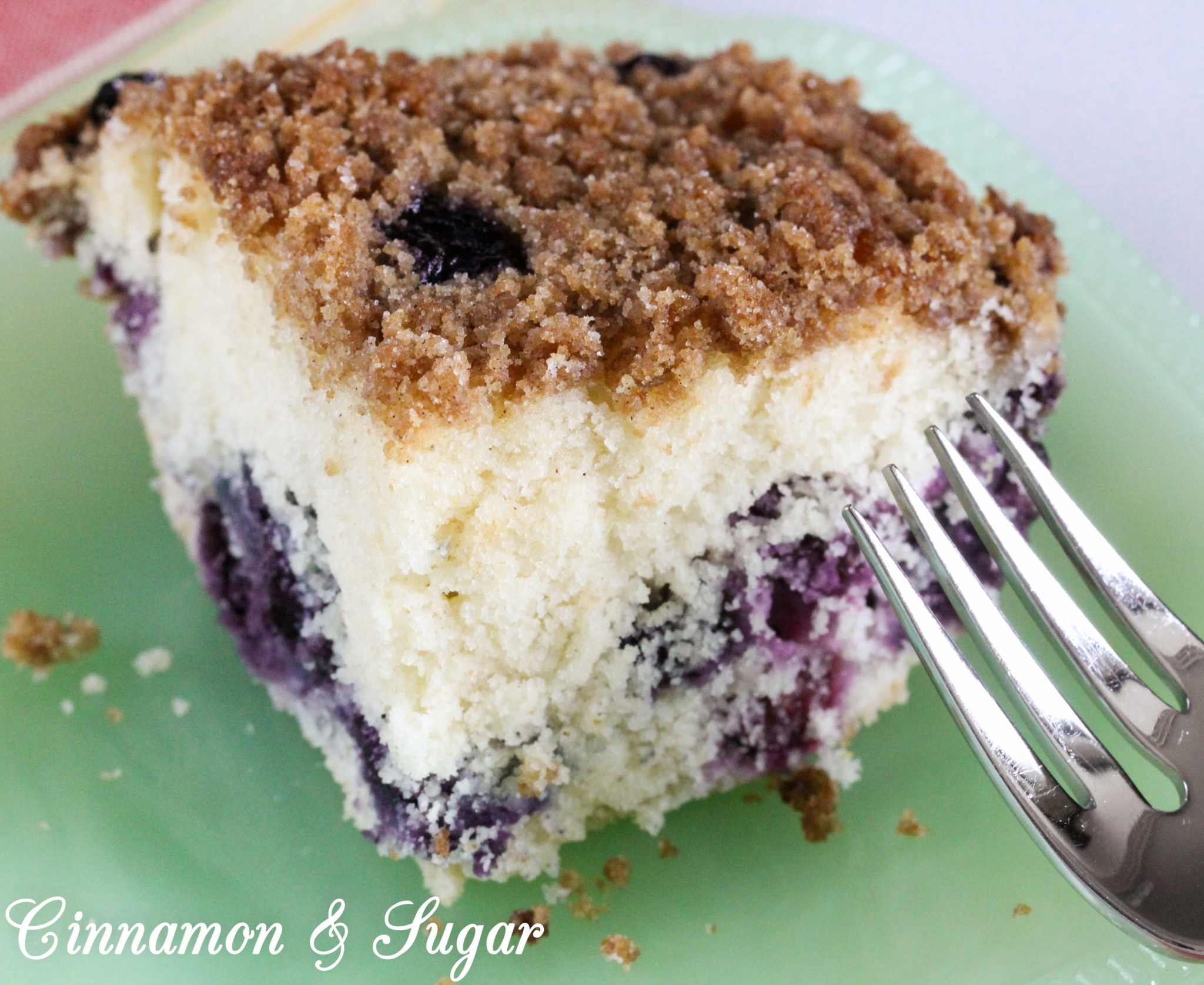 Lara's Blueberry Buckle - Cinnamon and Sugar