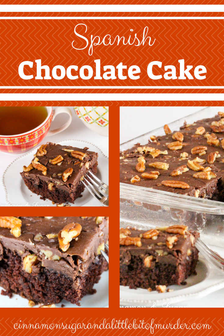 Spanish Chocolate Cake - Cinnamon and Sugar