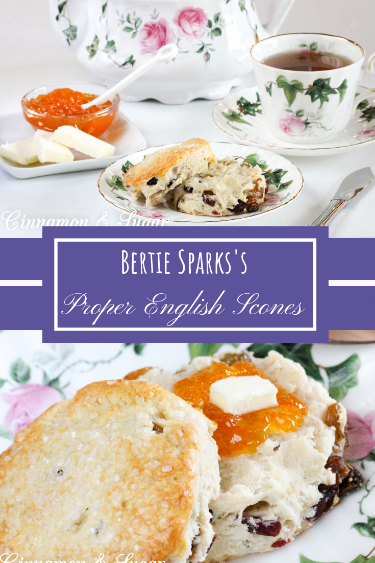 Bertie Sparks's Proper English Scones - Cinnamon and Sugar