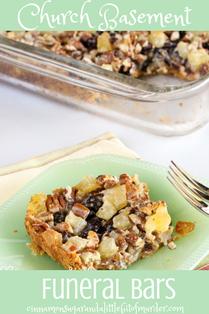 Church Basement Funeral Bars - Cinnamon and Sugar