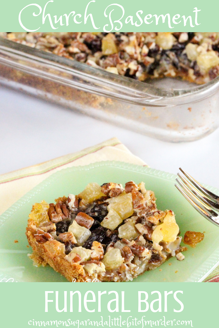 Church Basement Funeral Bars - Cinnamon and Sugar