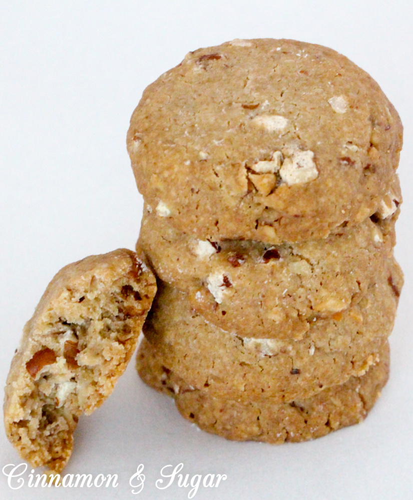 Pecan Cookies - Cinnamon and Sugar