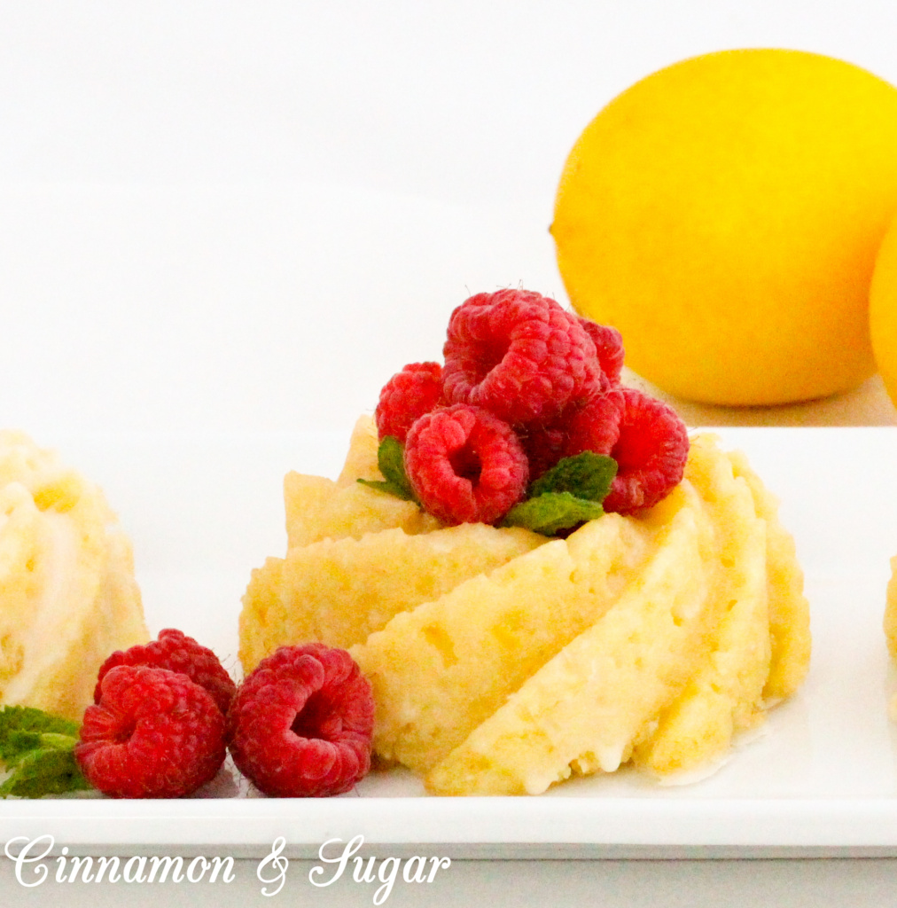 Lemon Tea Cakes - Cinnamon and Sugar