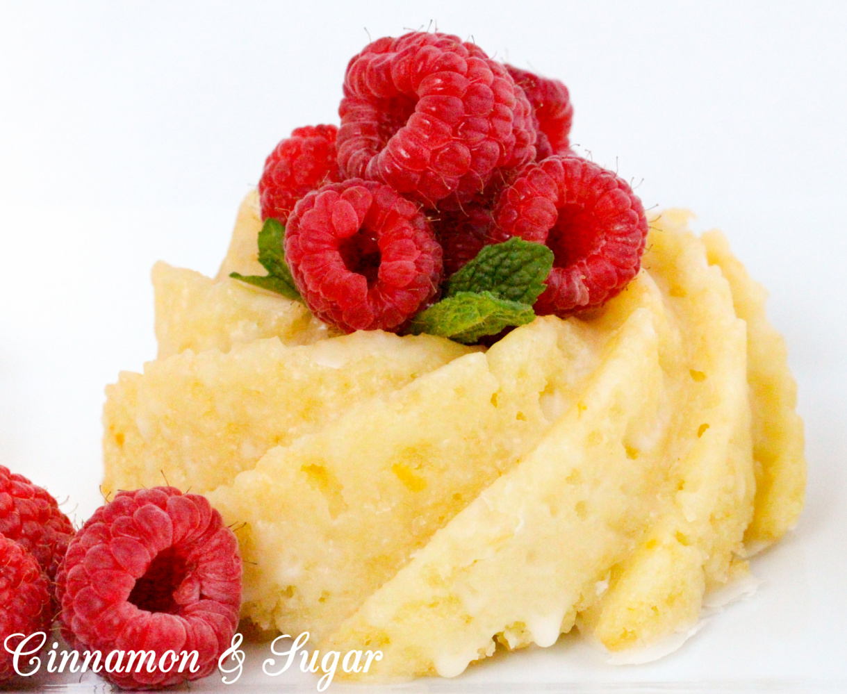 Lemon Tea Cakes - Cinnamon and Sugar