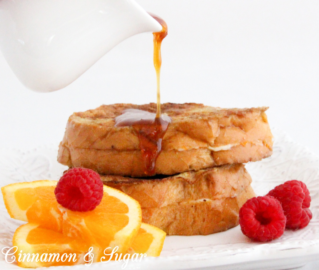 Honeymoon Stuffed French Toast - Cinnamon and Sugar