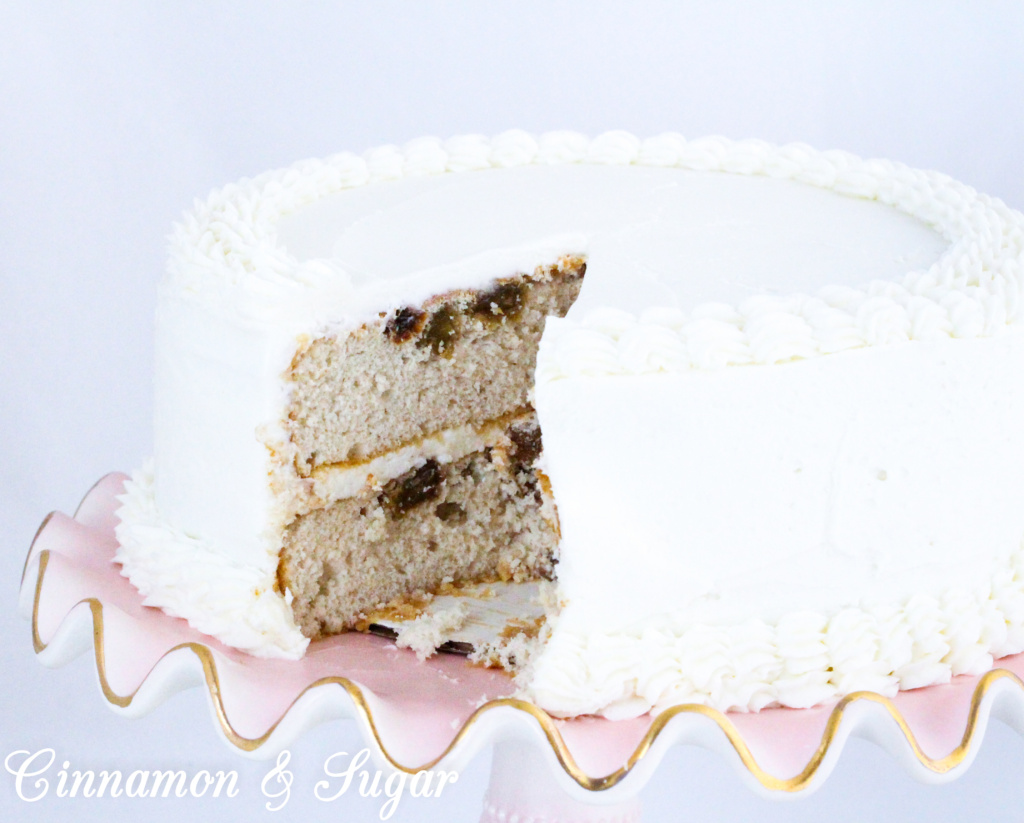 Ninette's Rum Raisin Cake with Rum Frosting - Cinnamon and Sugar