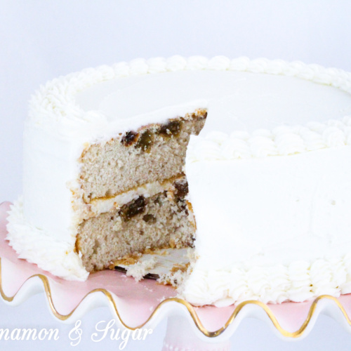 Ninette's Rum Raisin Cake with Rum Frosting - Cinnamon and Sugar