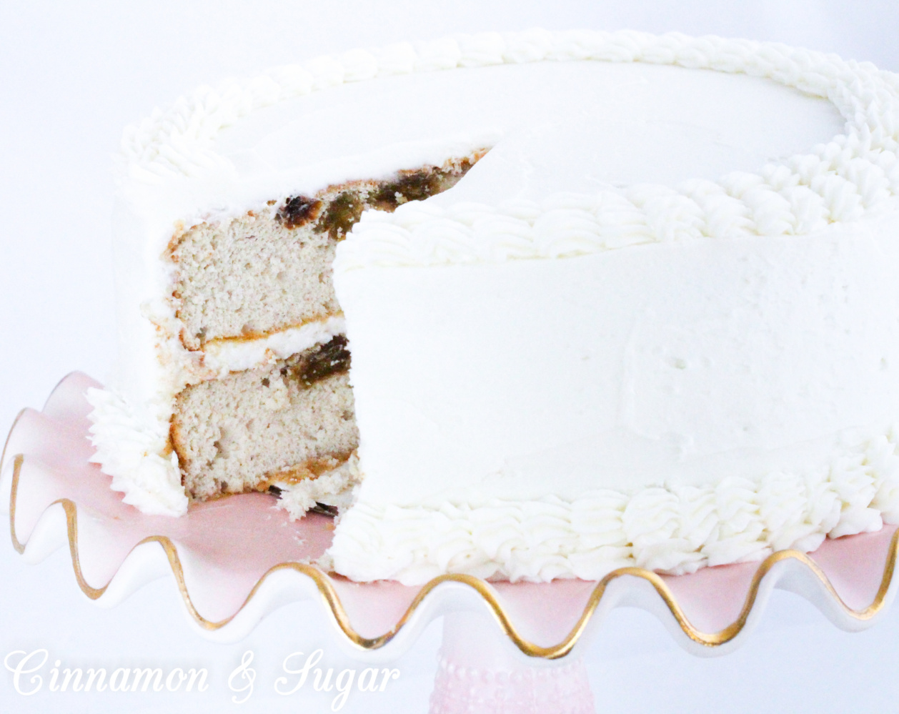 Ninette's Rum Raisin Cake with Rum Frosting - Cinnamon and Sugar