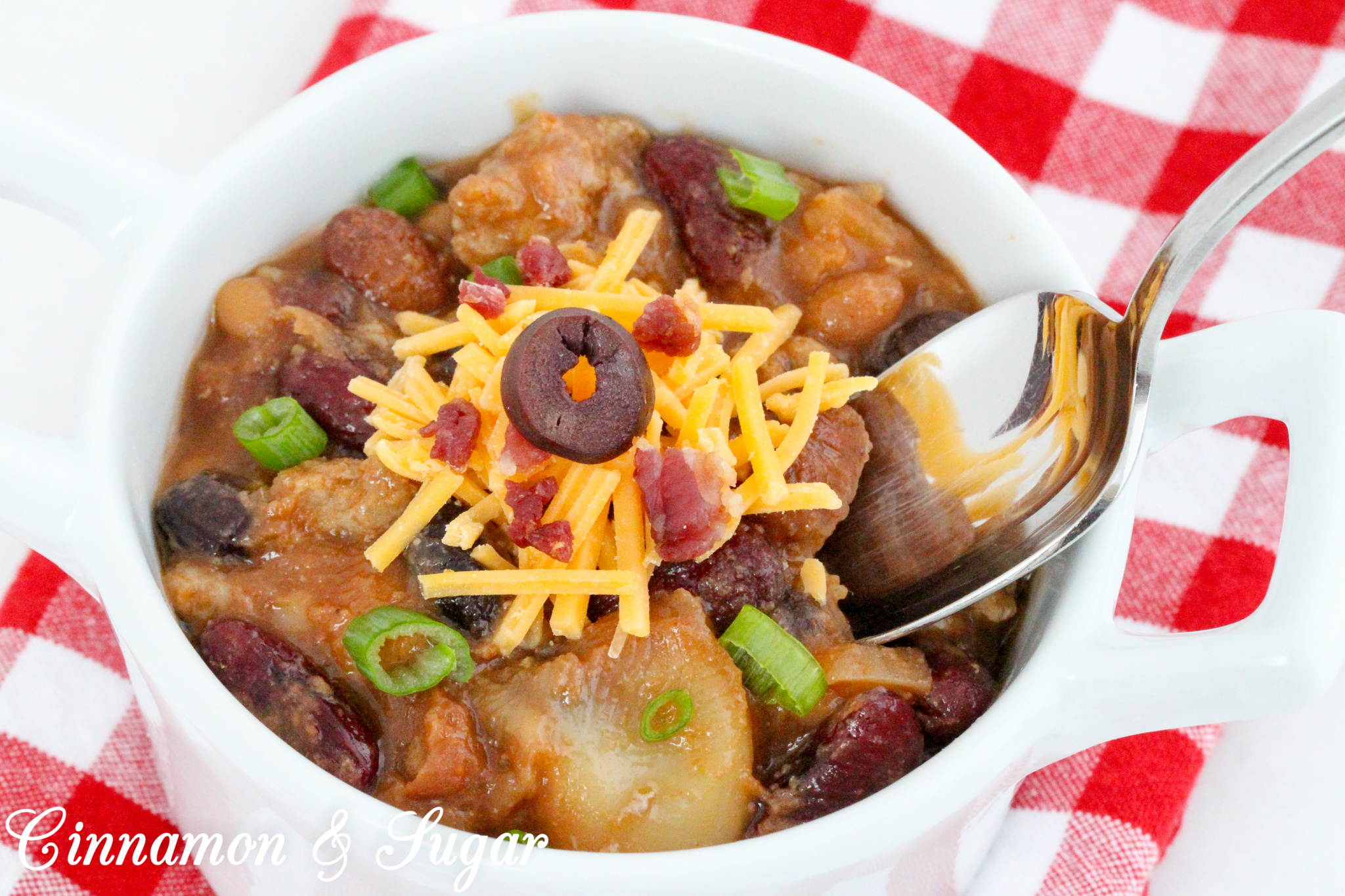 Potluck Beans - Cinnamon and Sugar