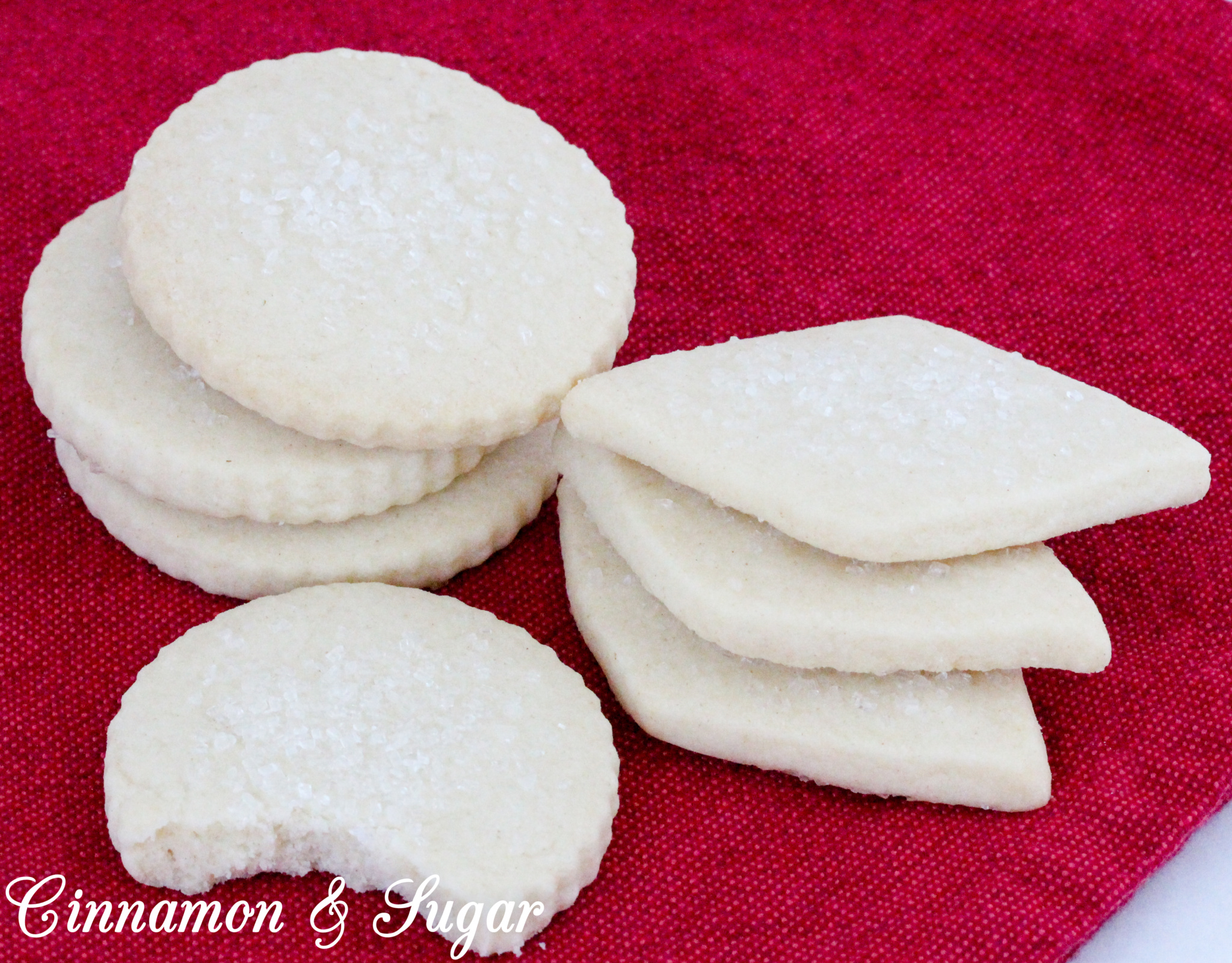 Vicki's Shortbread Cookies - Cinnamon and Sugar
