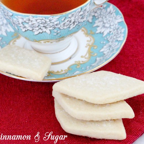 Vicki's Shortbread Cookies - Cinnamon and Sugar