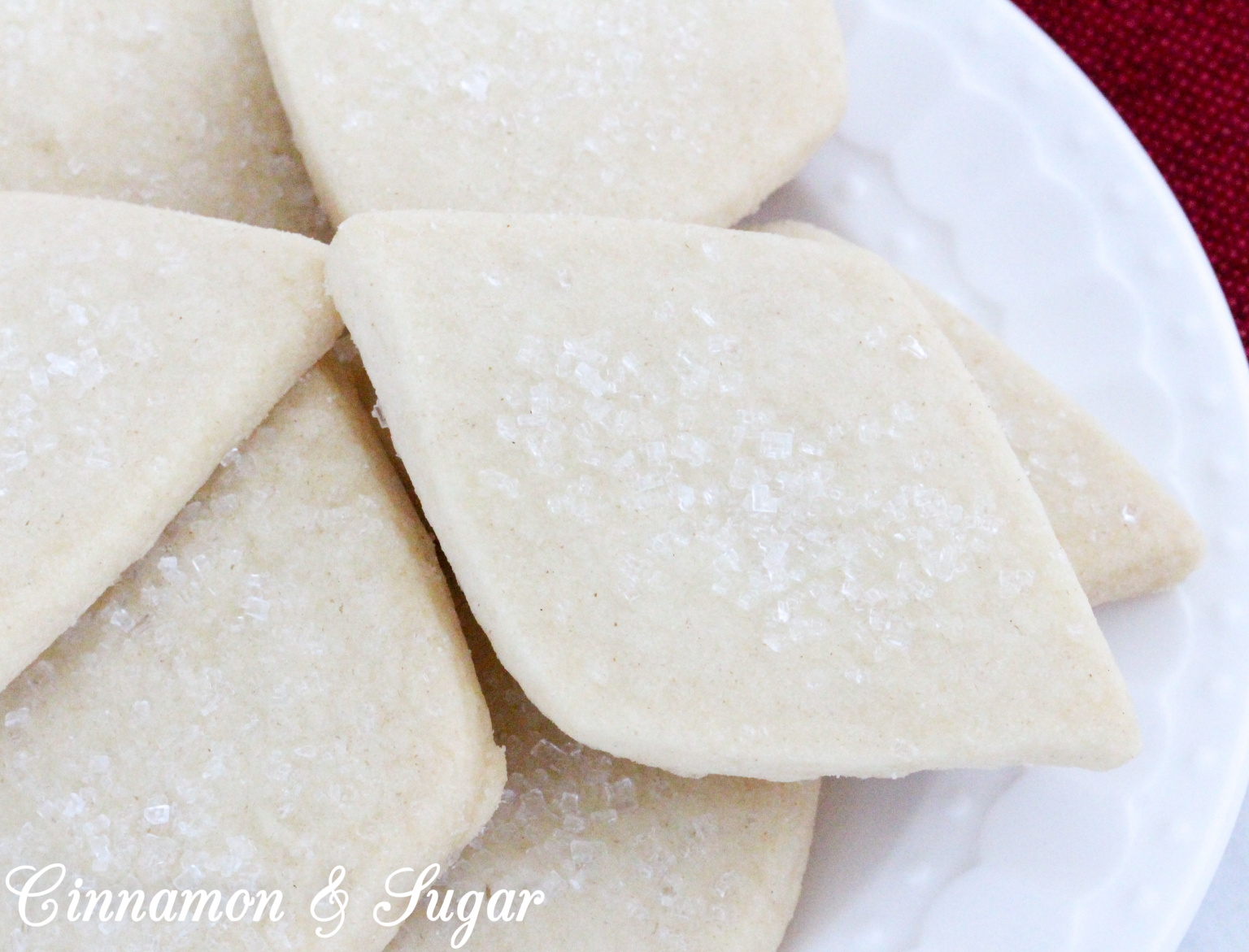 Vicki's Shortbread Cookies - Cinnamon and Sugar