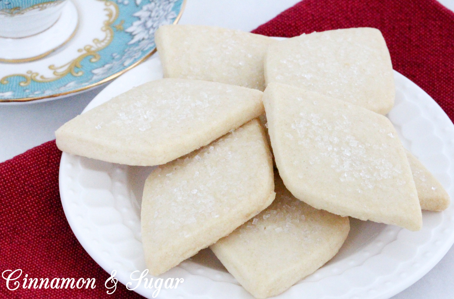 Vicki's Shortbread Cookies - Cinnamon and Sugar