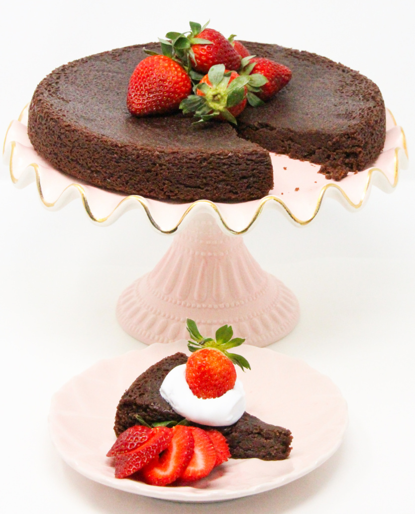 Salted Brownie Picnic Cake - Cinnamon and Sugar