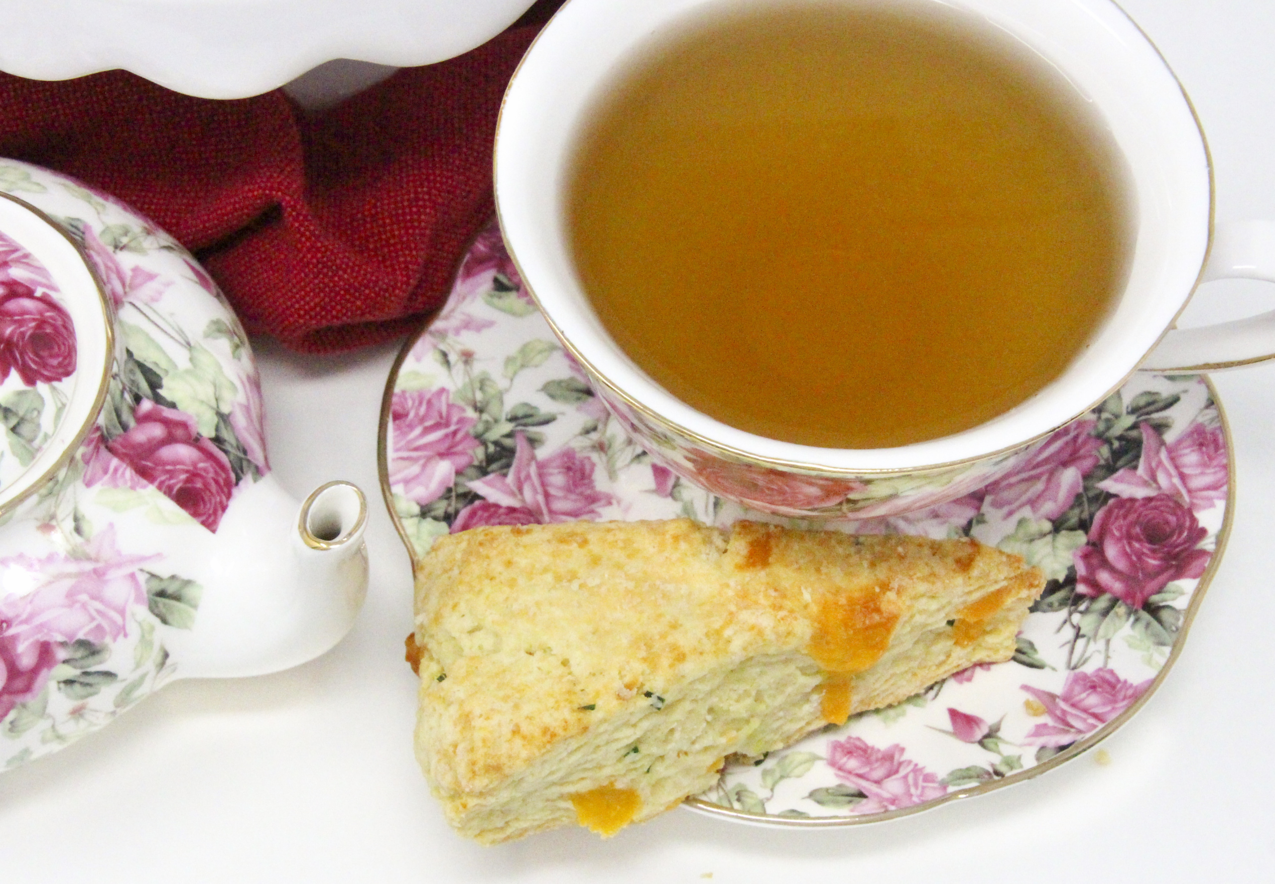 Savory Cheese Scones - Cinnamon and Sugar