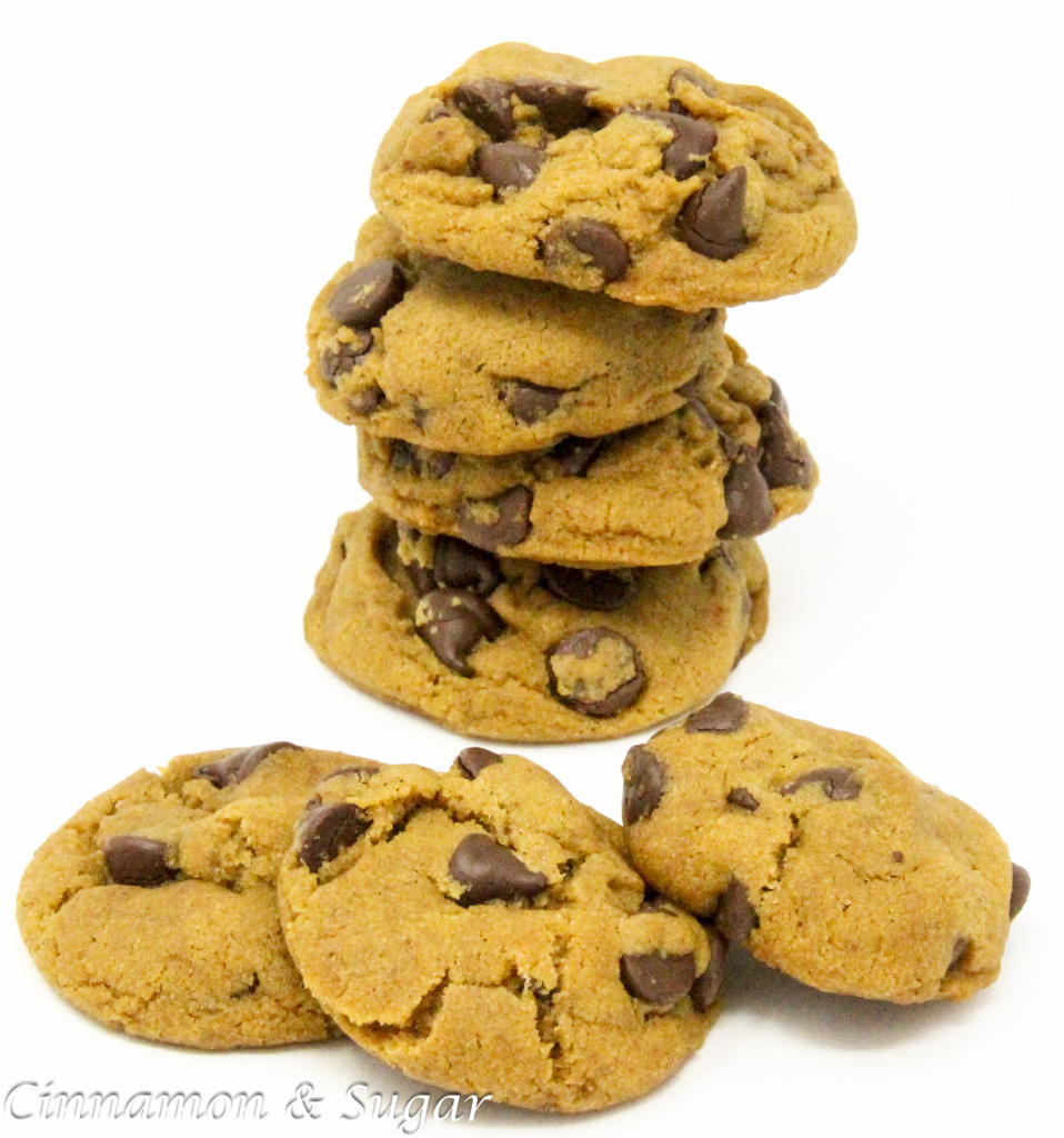 Gingerbread Chocolate Chip Cookies - Cinnamon and Sugar