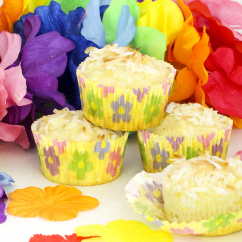 Tropical Pineapple Muffins - Cinnamon and Sugar