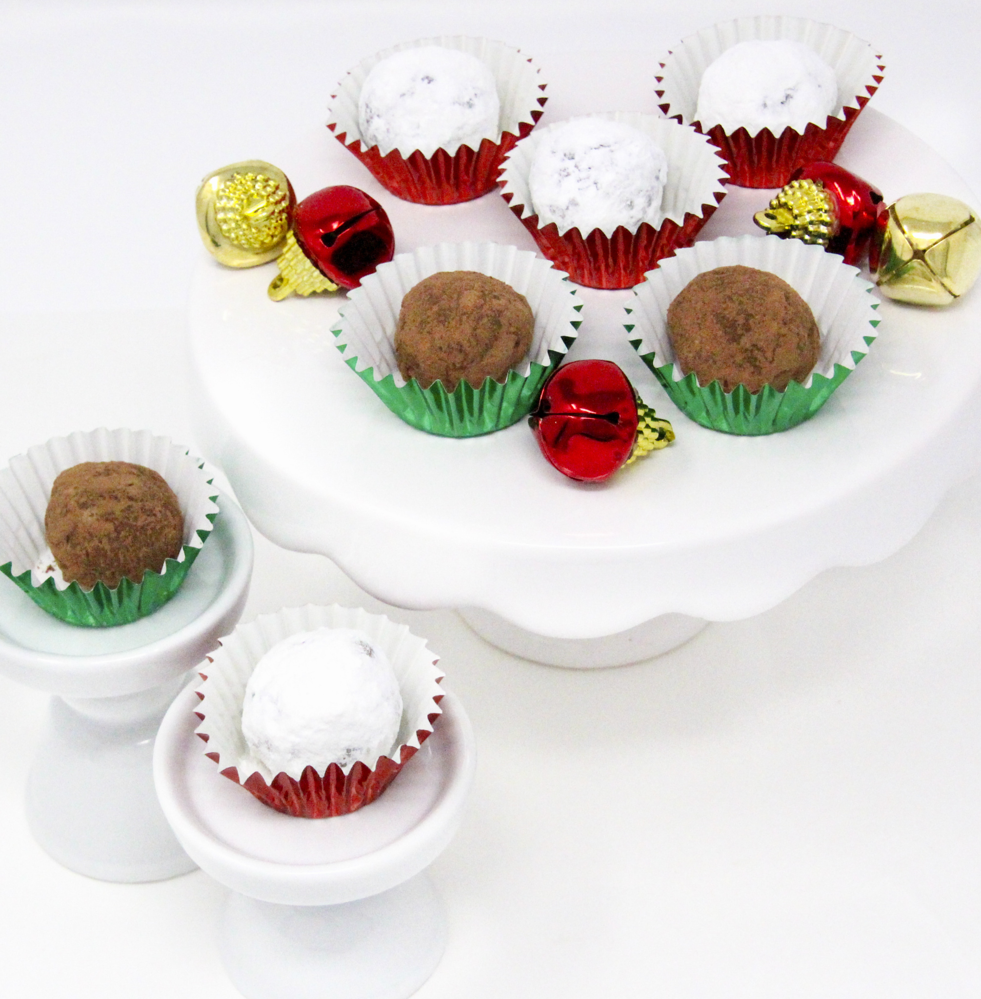 No-Bake Rum Ball Cookies - Cinnamon and Sugar