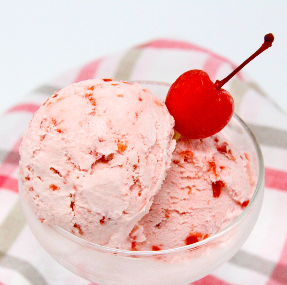 Cheery Cherry "Do-it-Yourself" Pickle Jar Ice Cream - Cinnamon and Sugar