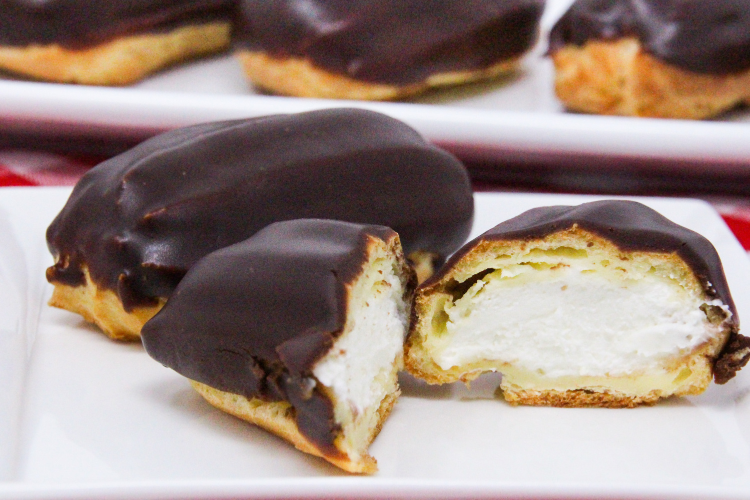 Easy-Peasy Chocolate Eclairs - Cinnamon and Sugar