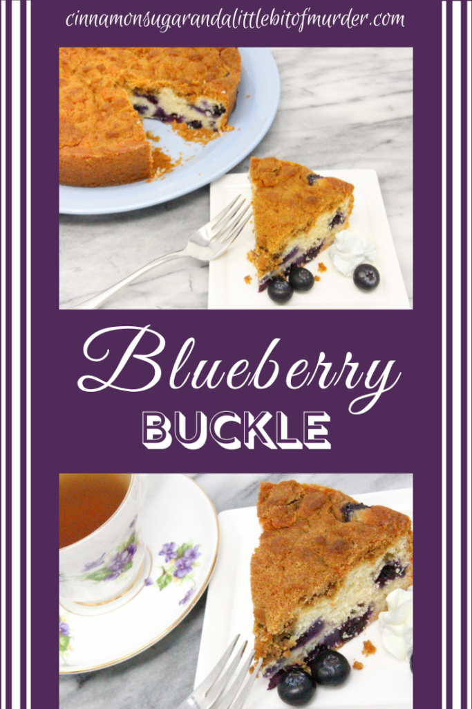 Darn Fine Blueberry Buckle - Cinnamon and Sugar