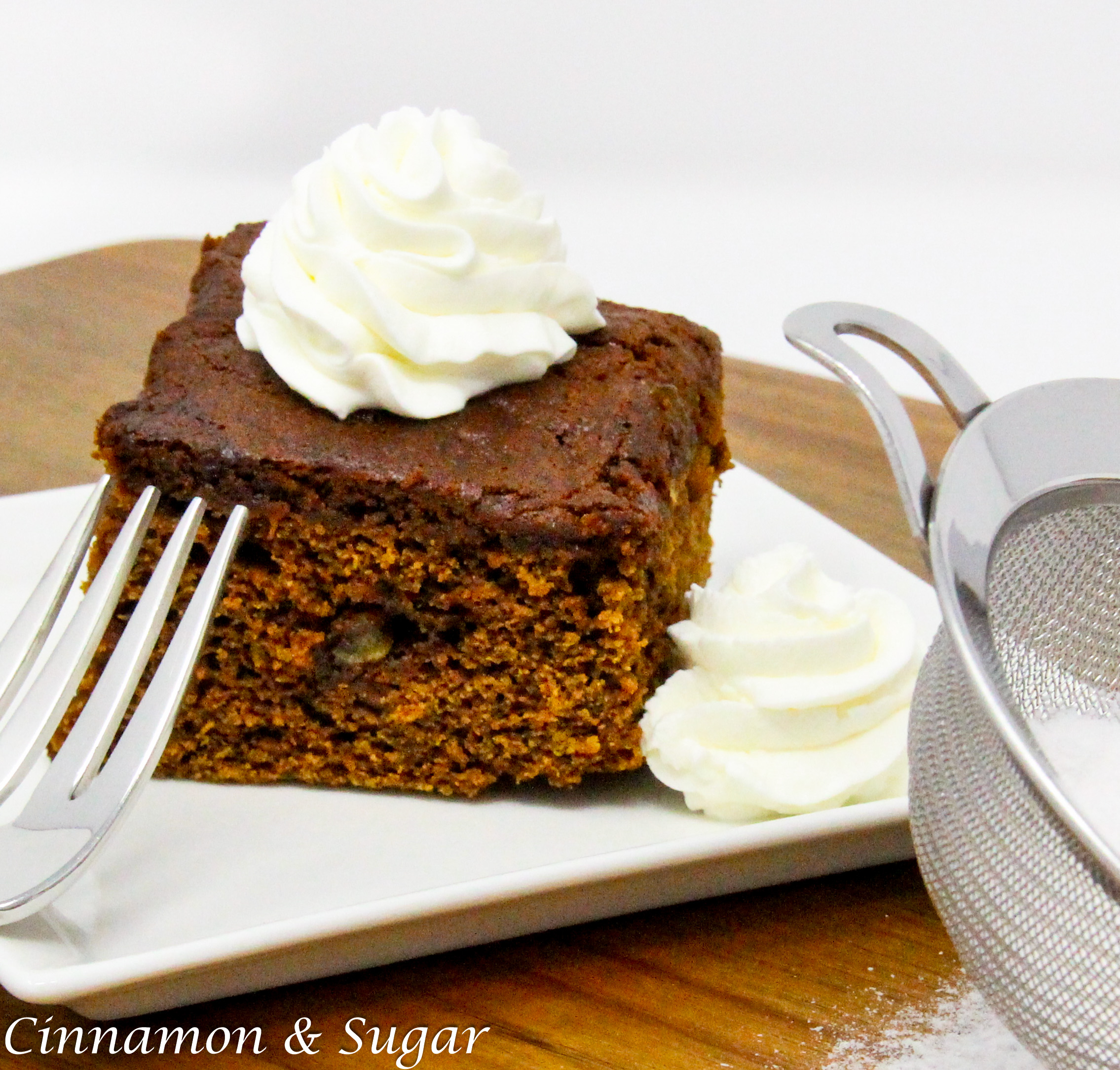Old-Fashioned Gingerbread - Cinnamon and Sugar