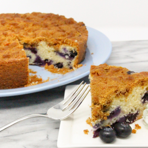 Darn Fine Blueberry Buckle - Cinnamon and Sugar